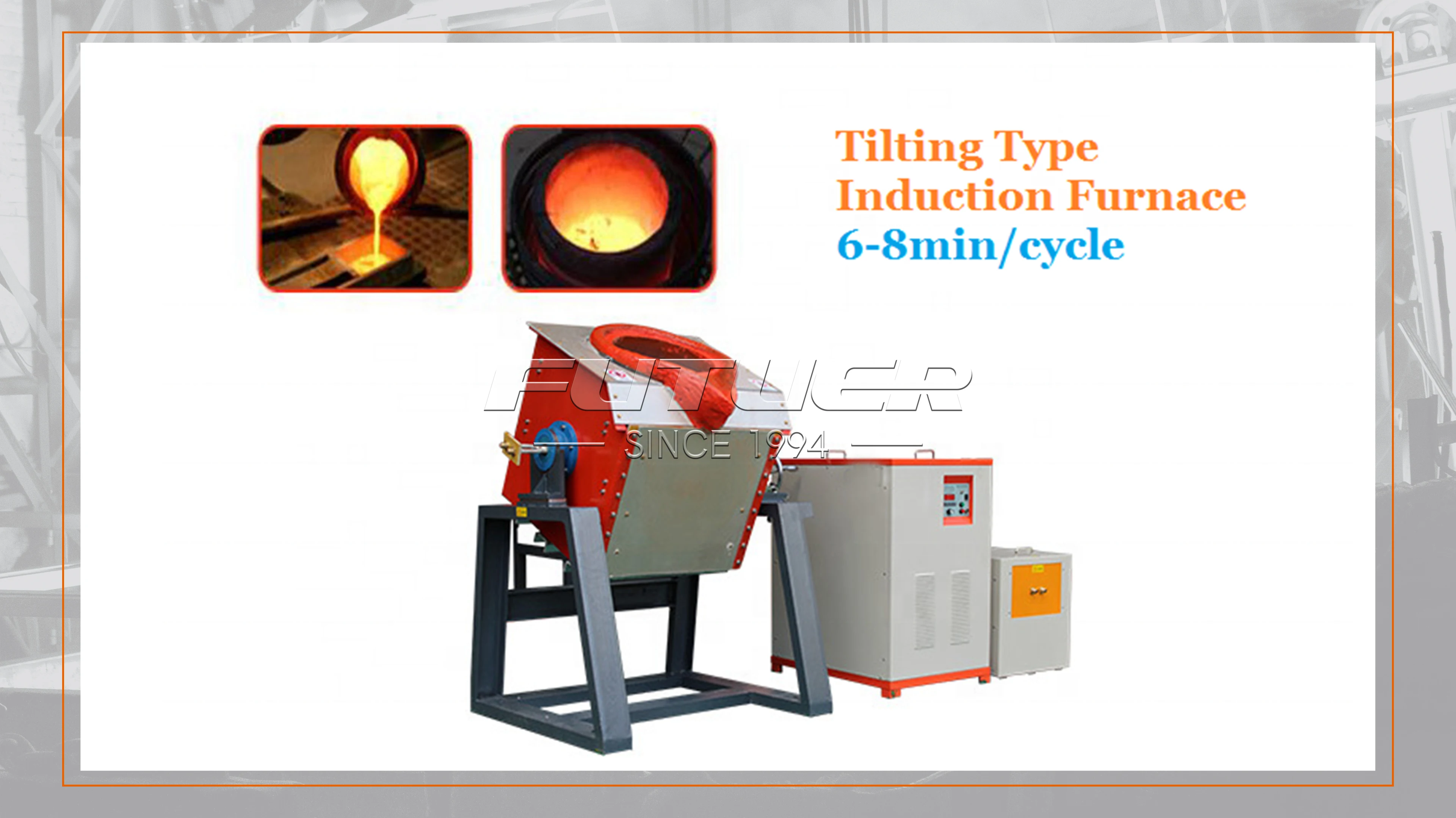 Factory Portable Fast Melting 1kg Silver Gold Melting Induction Heating ...