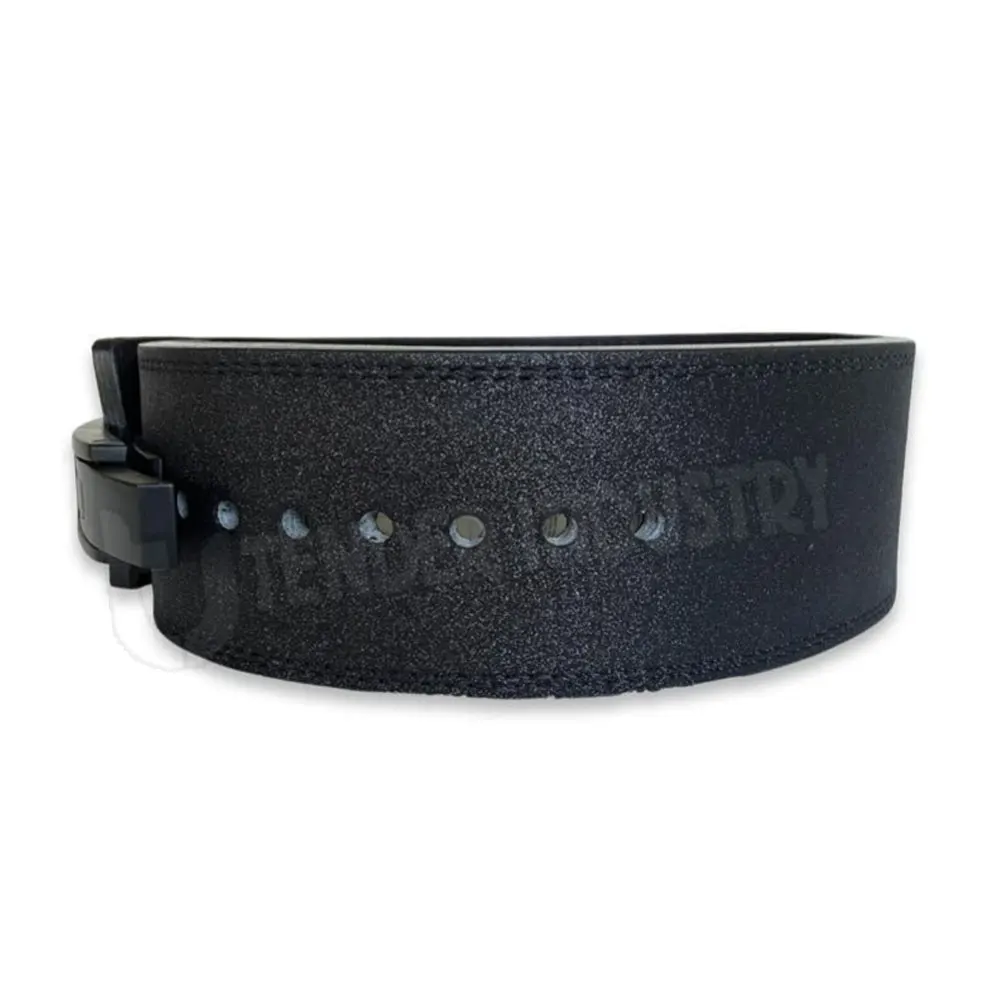 Men's Customizable Logo Leather Weightlifting Belt Power Gym Fitness ...