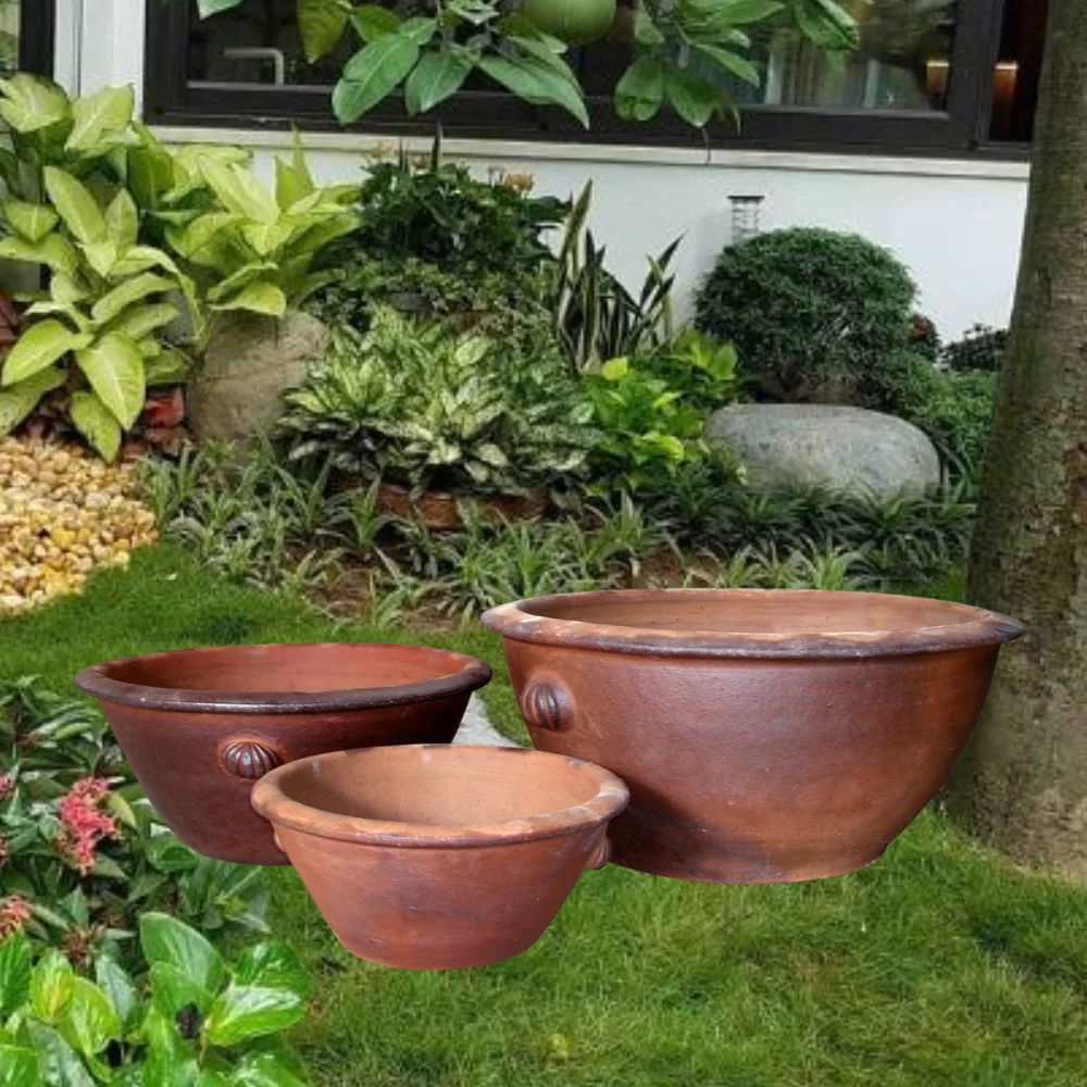 Ru-27 Vietnam Rustic Pot Garden Outdoor Antique Flower Atlantic Style ...