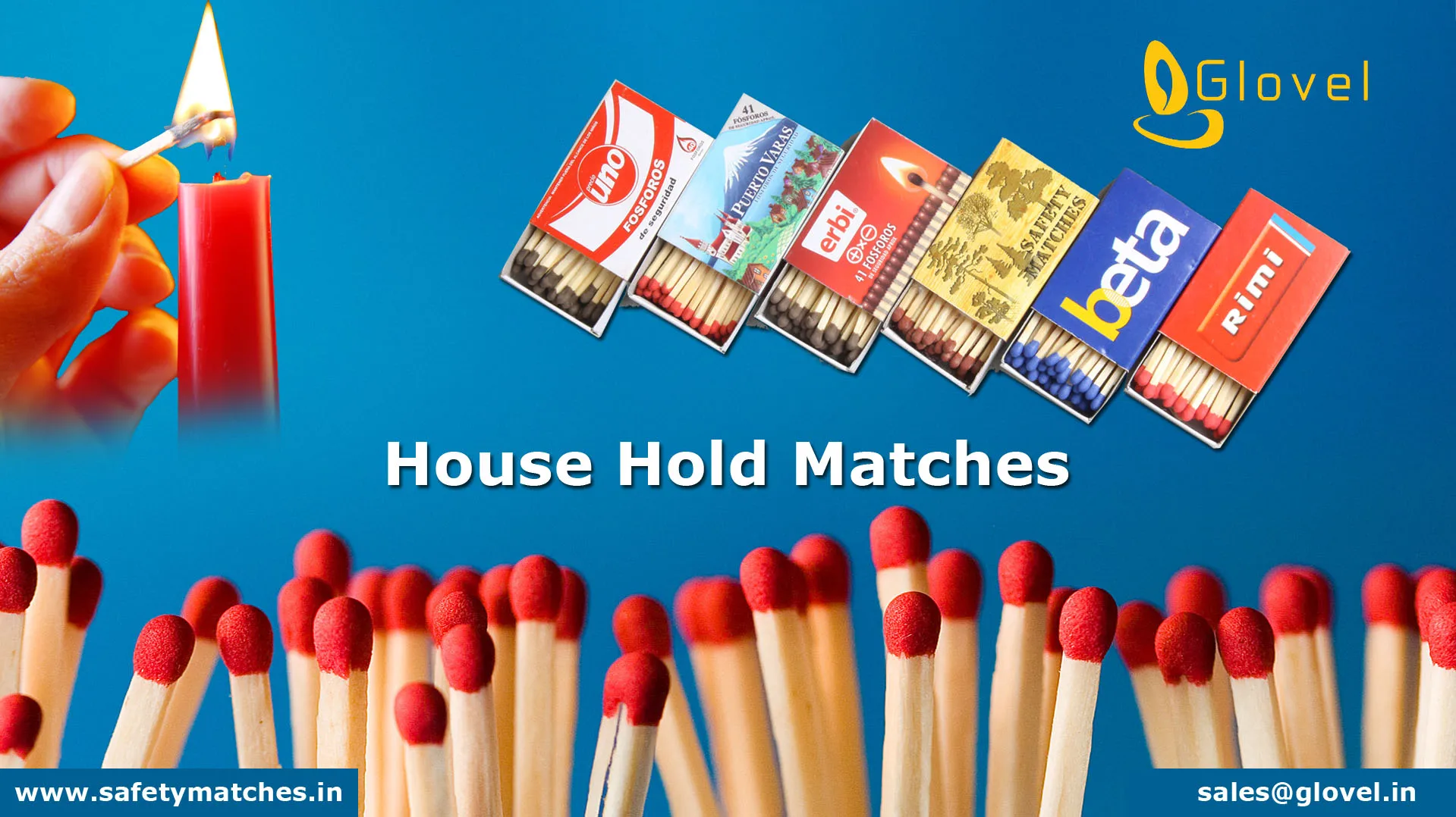 Premium Quality Household Safety Match Boxes With Customized Brand As ...