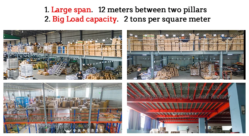 Heavy Duty Mezzanine Rack Attic Shelf With High Load Capacity I Beam ...