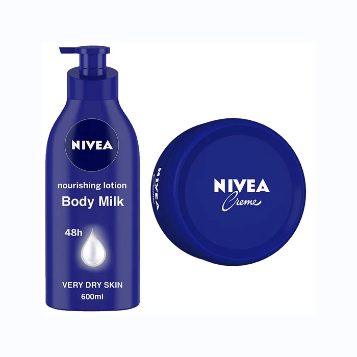 Nivea Skin Lotion Nourishing Body Milk For Very Dry Skin 600ml & Nivea ...