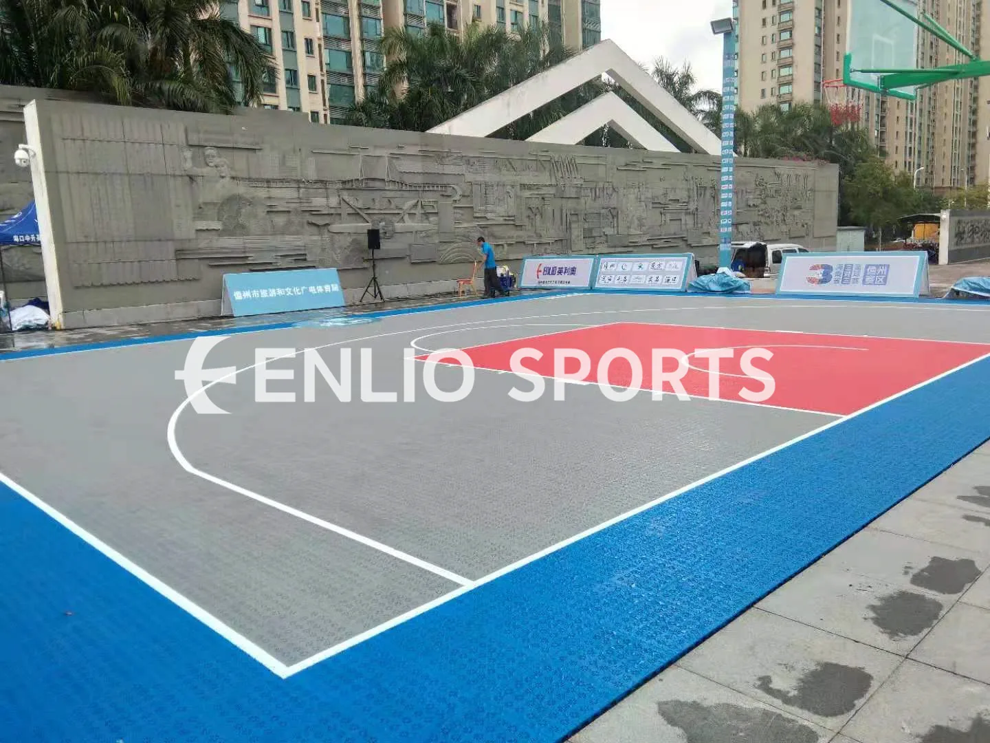 Enlio Basketball Court Flooring - Durable & High Quality