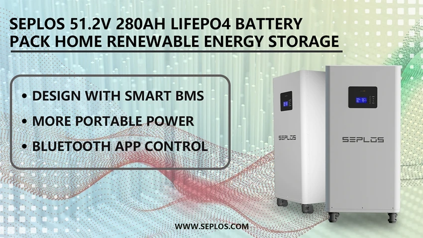 SEPLOS MASON-280L-3.0 51.2V 280Ah Solar LIFEPO4 BATTERY PACK Storage ...