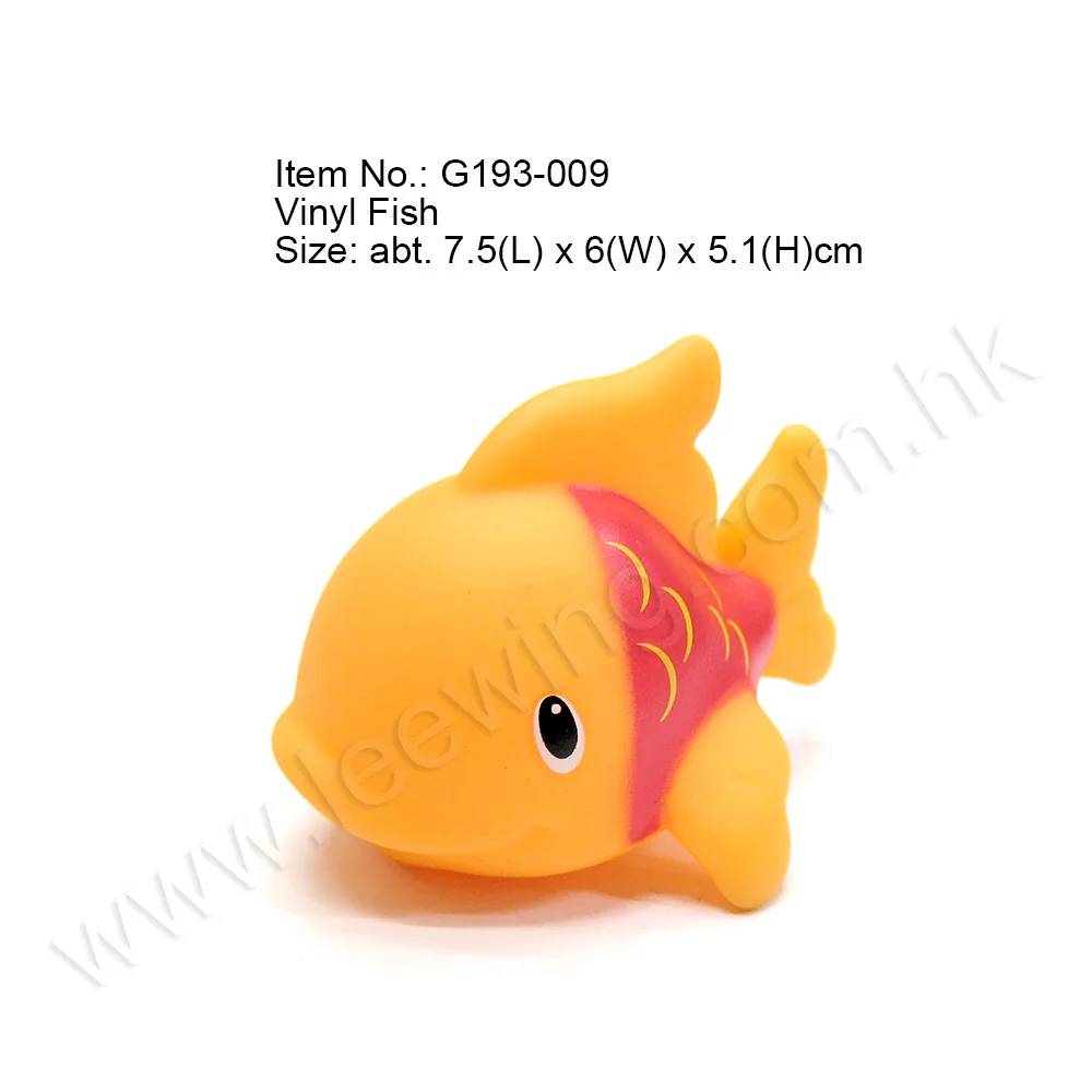 Colourful Small Safe Soft Blue Plastic Rubber Fish Toy Kids