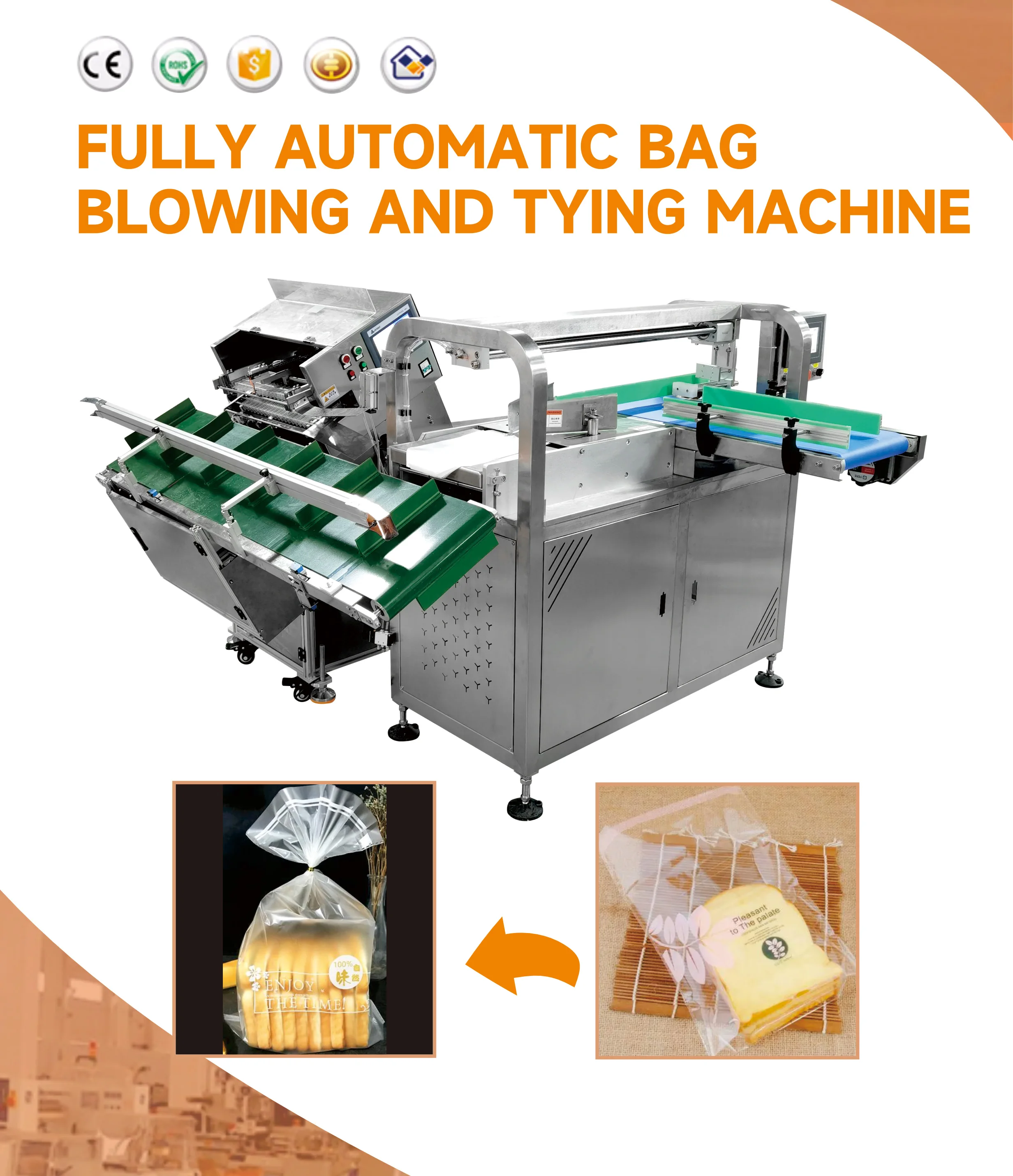 Semi Automatic Tying Machine Food Candy Cookies Biscuit Toast Bread Bag Twist Tie Machine With ...