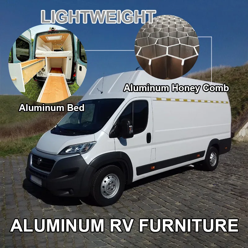 Camping Waterproof Fireproof Aluminum SPCC Surface RV Bed