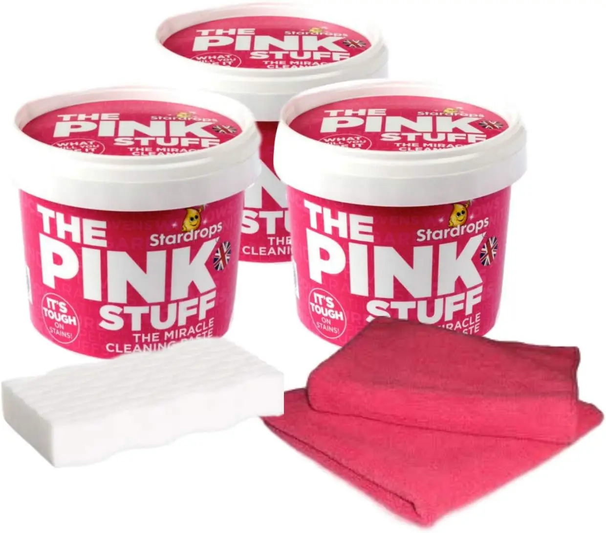 The Pink Stuff Cleaner Powerful Cleaning Pan Bottom Black Scale The ...
