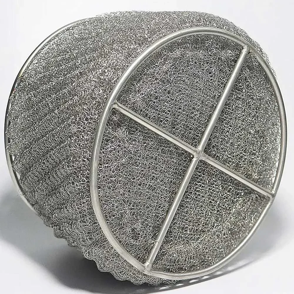 Flat Bar Grating Type Knitted Mesh Mist Eliminator Metal Demister Pad ...