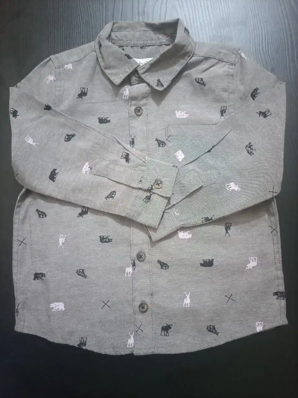 New Fashionable Boys Printed Shirt with Fancy Style Long Sleeve Latest ...
