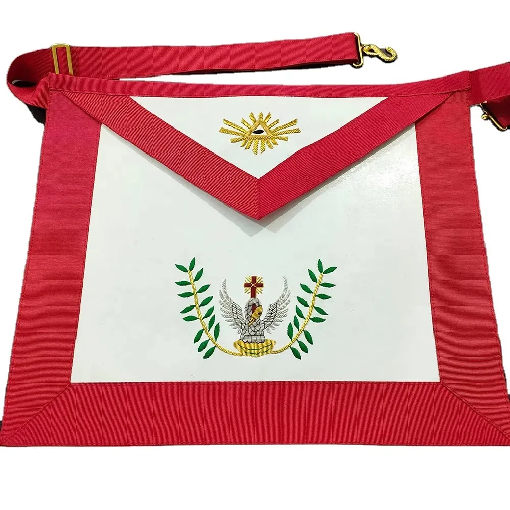Masonic Past High Priest Apron Royal Arch Php Apron With Red And White ...