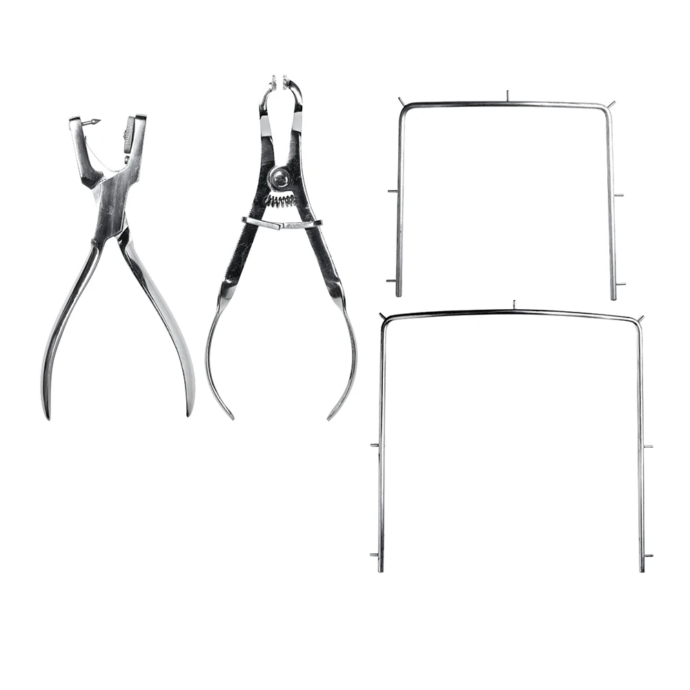 Professional Rubber Dam Kit Dental Endodontic Rubber Dam Kit With Frame ...