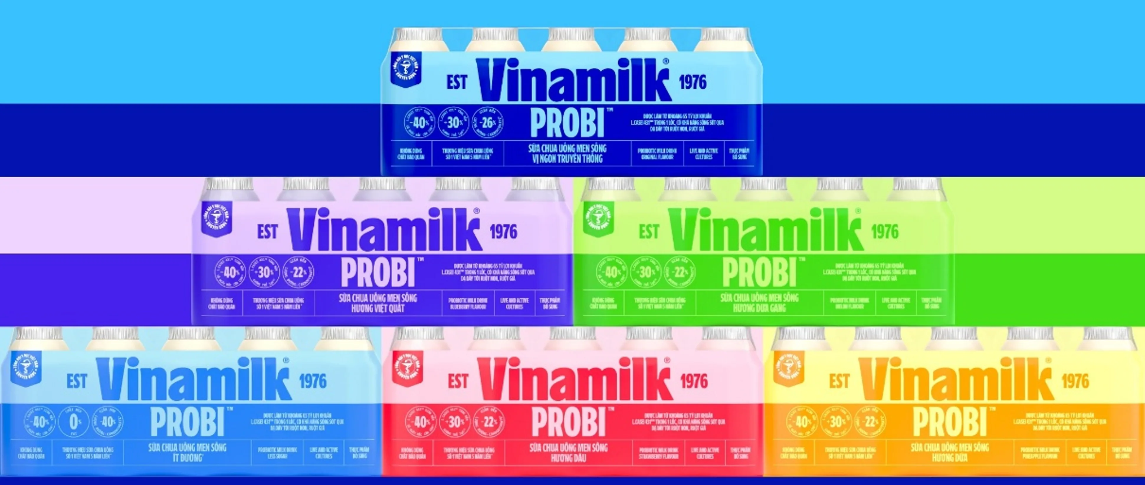 Vinamilk Probi - Probiotic Drink with Less Sugar Flavor