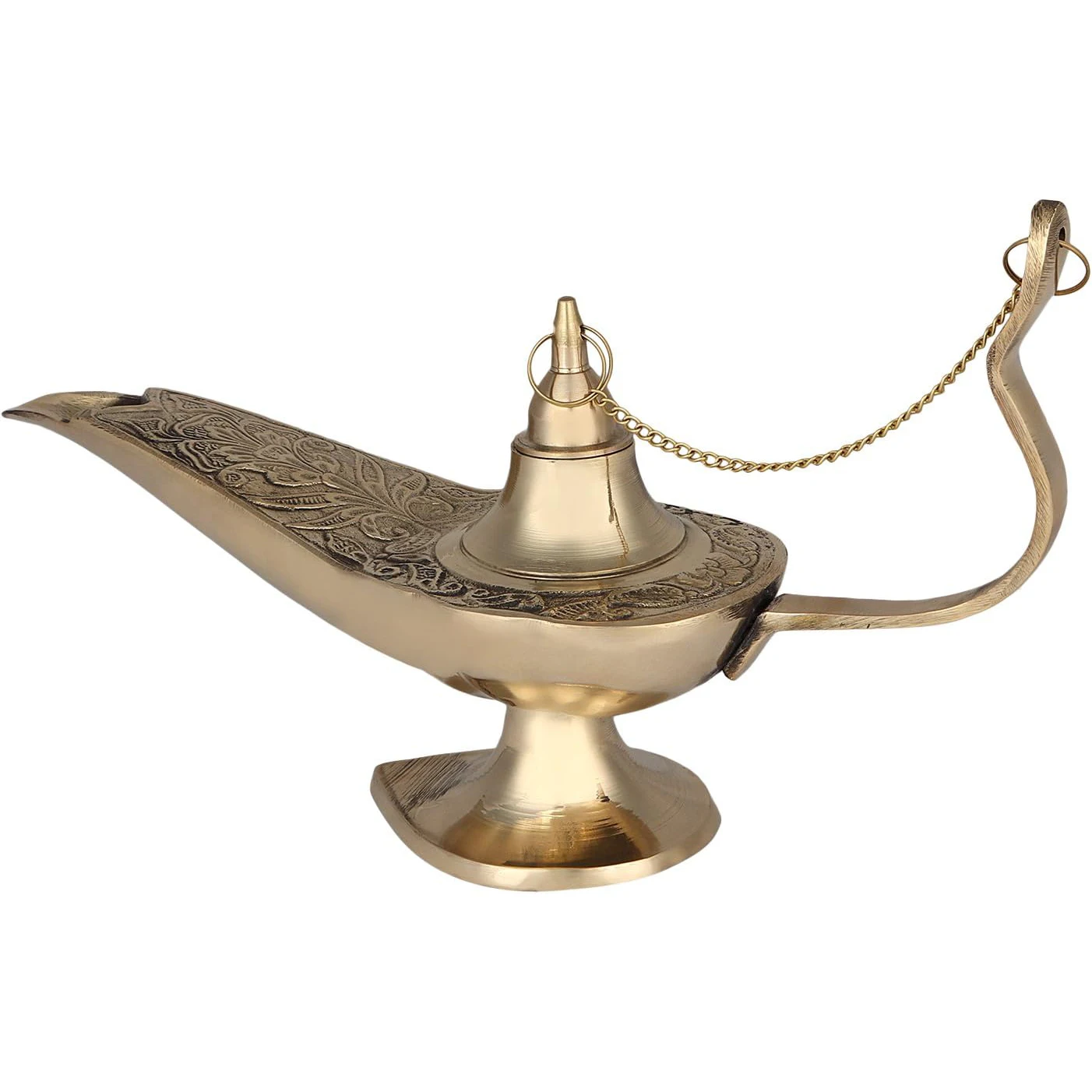 Brass Hand Crafted Aladdin Lamp Golden Finished Top Trendy New ...
