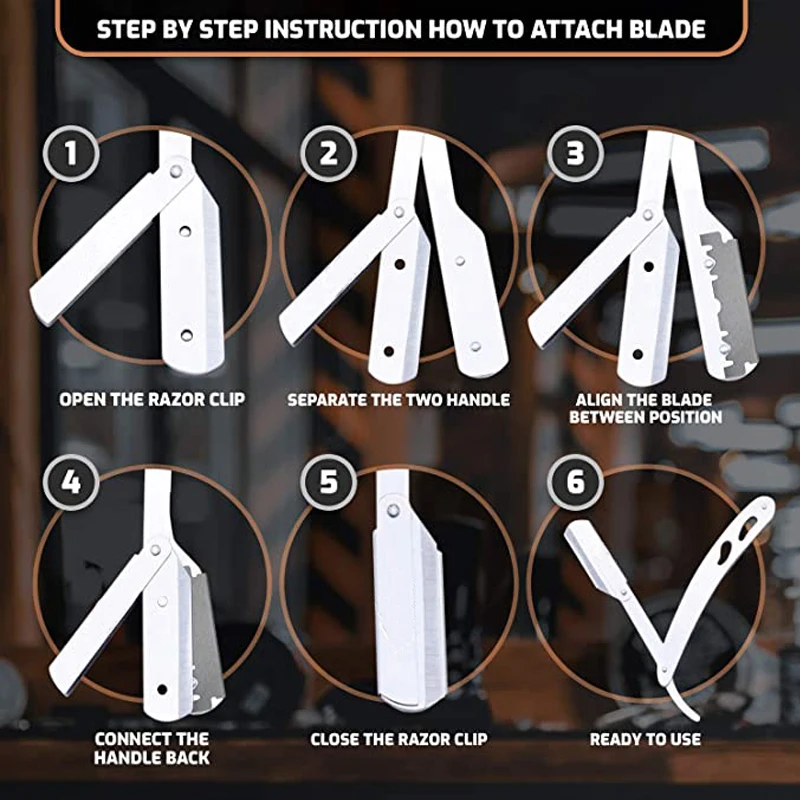 Professional Barber Manual Shaving Straight Razor | Folding Shaving ...