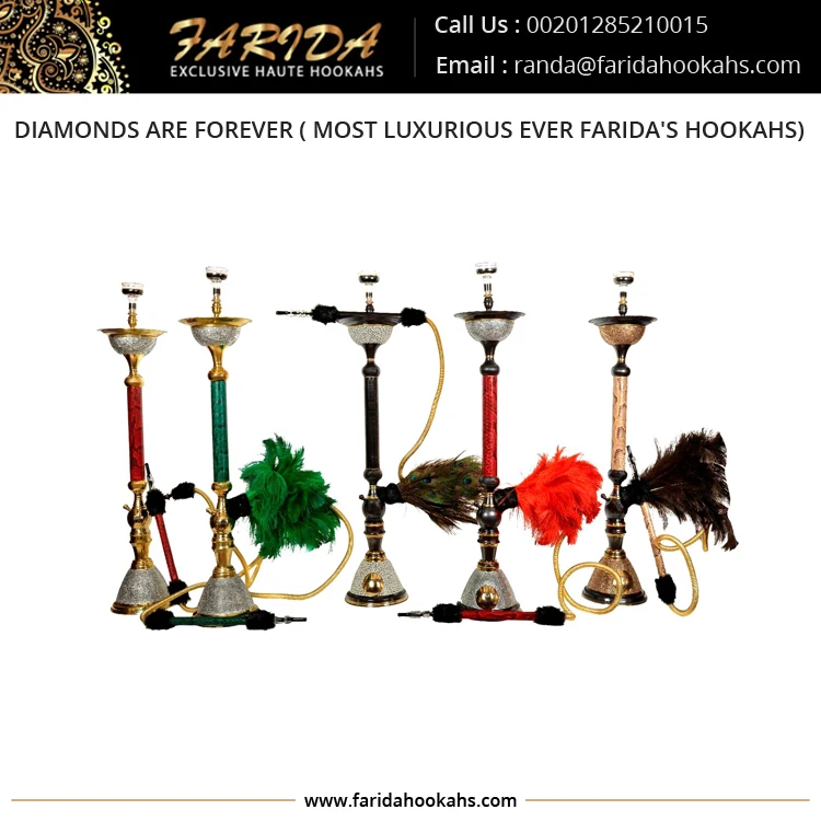 Egyptian Style Luxury And Unique Collections Hand Decorated Most Luxurious Ever Farida's Hookahs ...