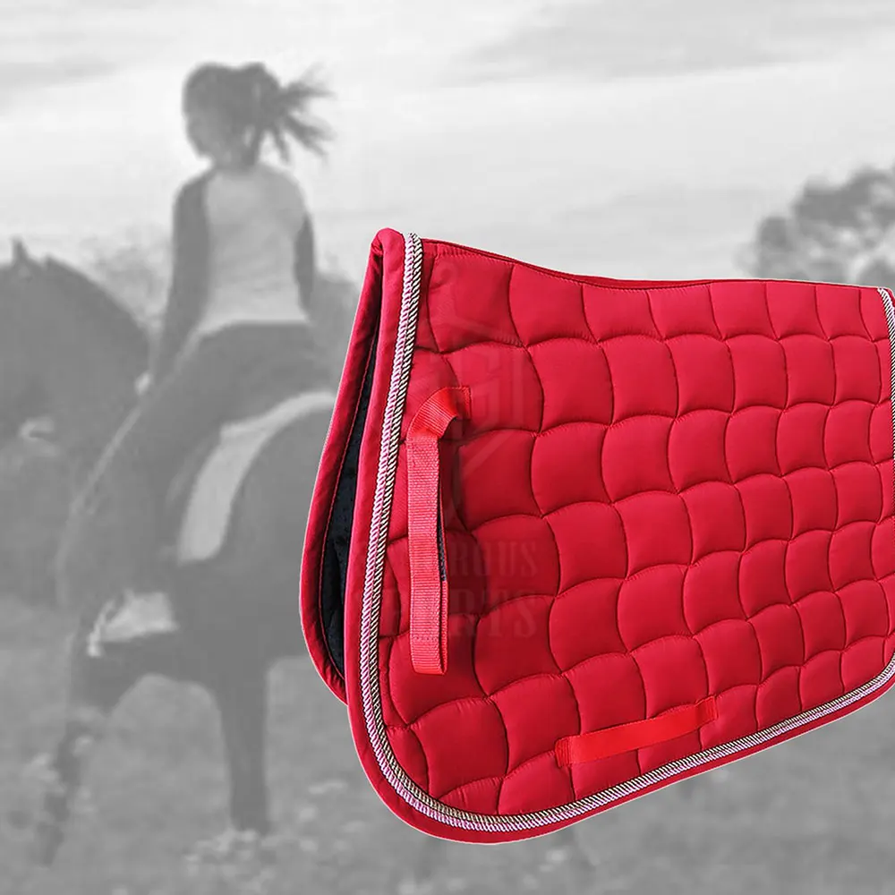Customized Saddle Pad Equine Tack Jumping Horse Saddle Pad Equestrian ...