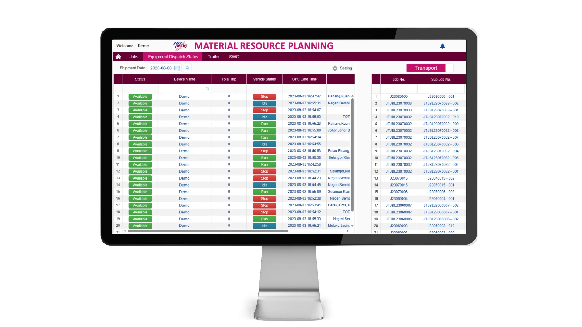 Professional One-stop Service Software Dynamic Move Material Resources ...