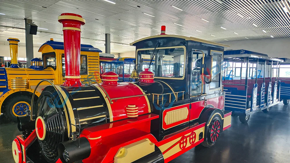 Electric Shopping Mall Train Rides/theme Park Outdoor Travel Trackless ...