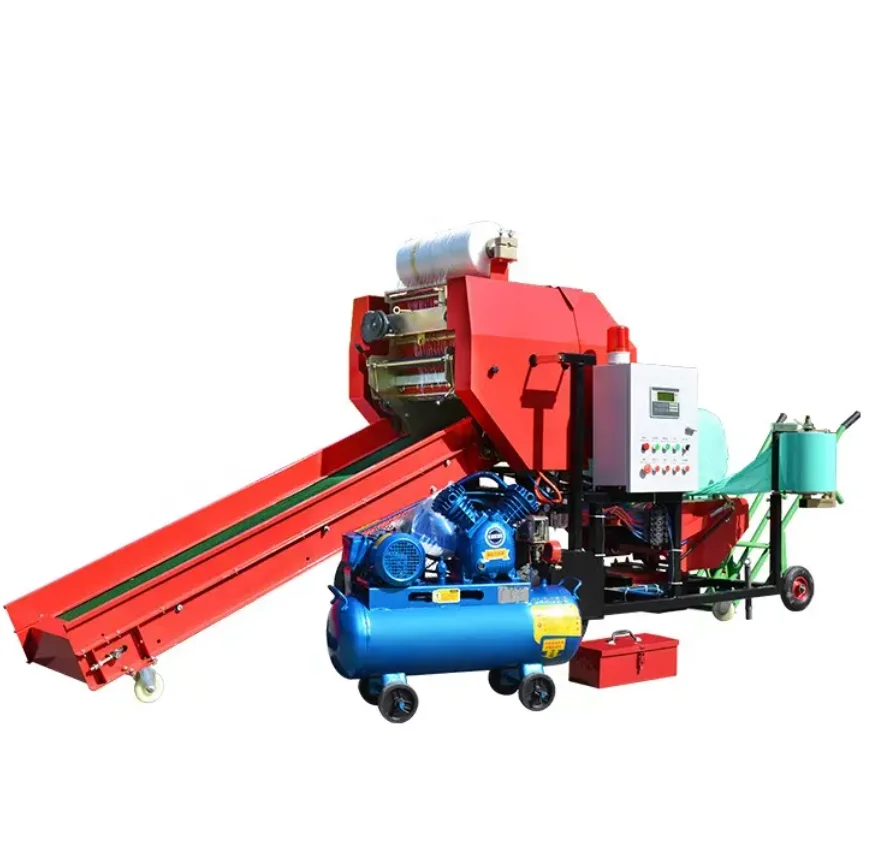 Hay And Straw Baling Machine Grass Baler Mini Round Hay Baler For Sale ...