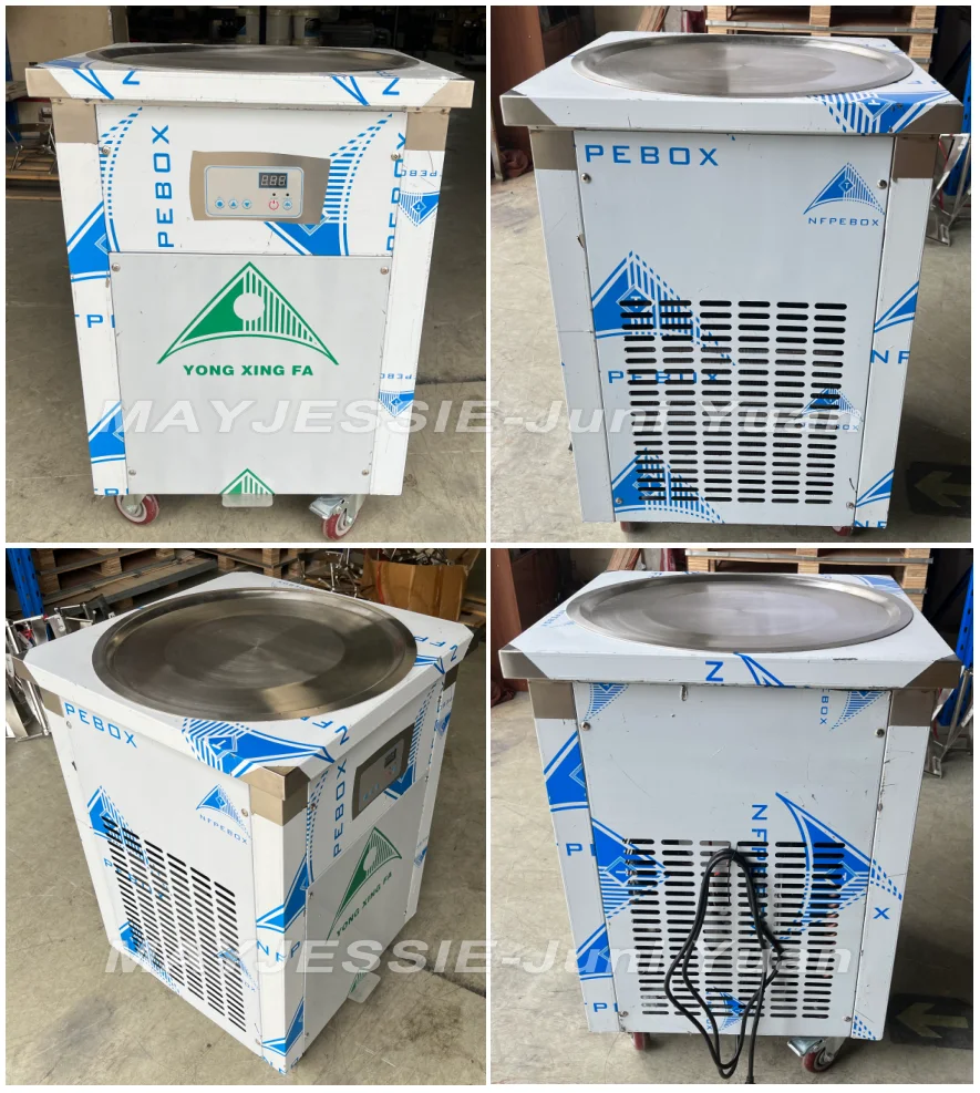 Pakistan Cold Pan Ice Pan Fry Fried Ice Cream Roll Machine| Alibaba.com