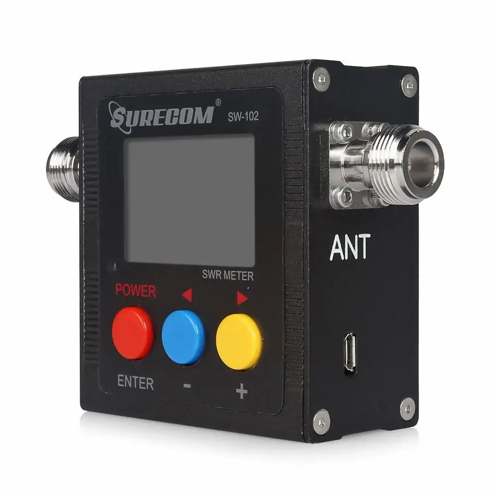 Digital 125-525mhz Vhf/uhf Power&swr Meter 120w Sw-102 Model Mini Radio ...