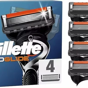 Gillette Proglide Men Razor Blade Refills,4 Count,With 5 Anti-friction ...