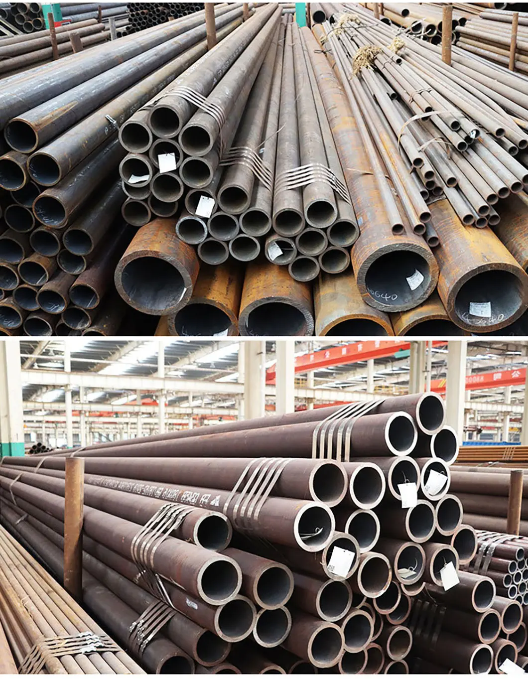 Carbon Welded Seamless Spiral Steel Pipe for Oil Pipeline Construction ...
