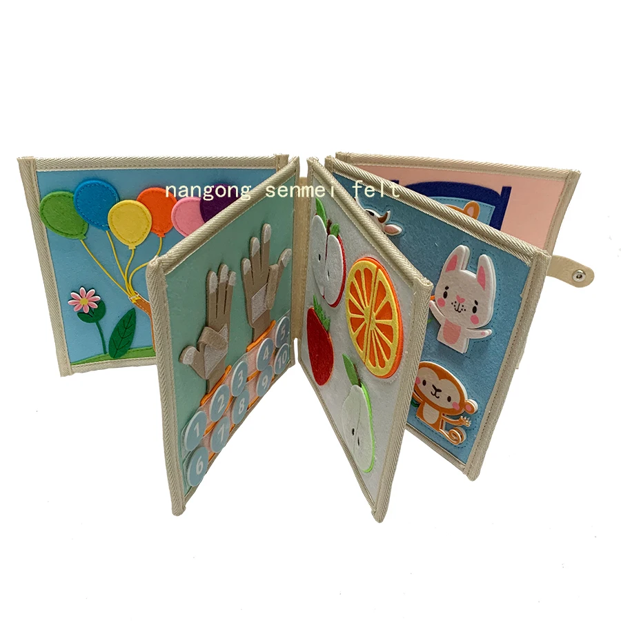 Life Skill Education Toys 3d Diy Toddler Learning Sensory Story Book ...