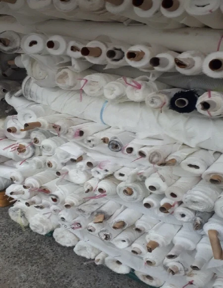 Korea Best Selling Polyester Woven Fabric - Greige Ingrey