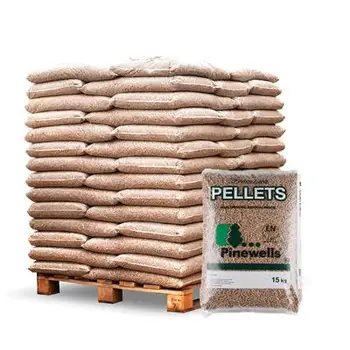 New Premium Wood Pellets 6mm En Plus A1 Class Pellet Abete In 15kg Bags ...