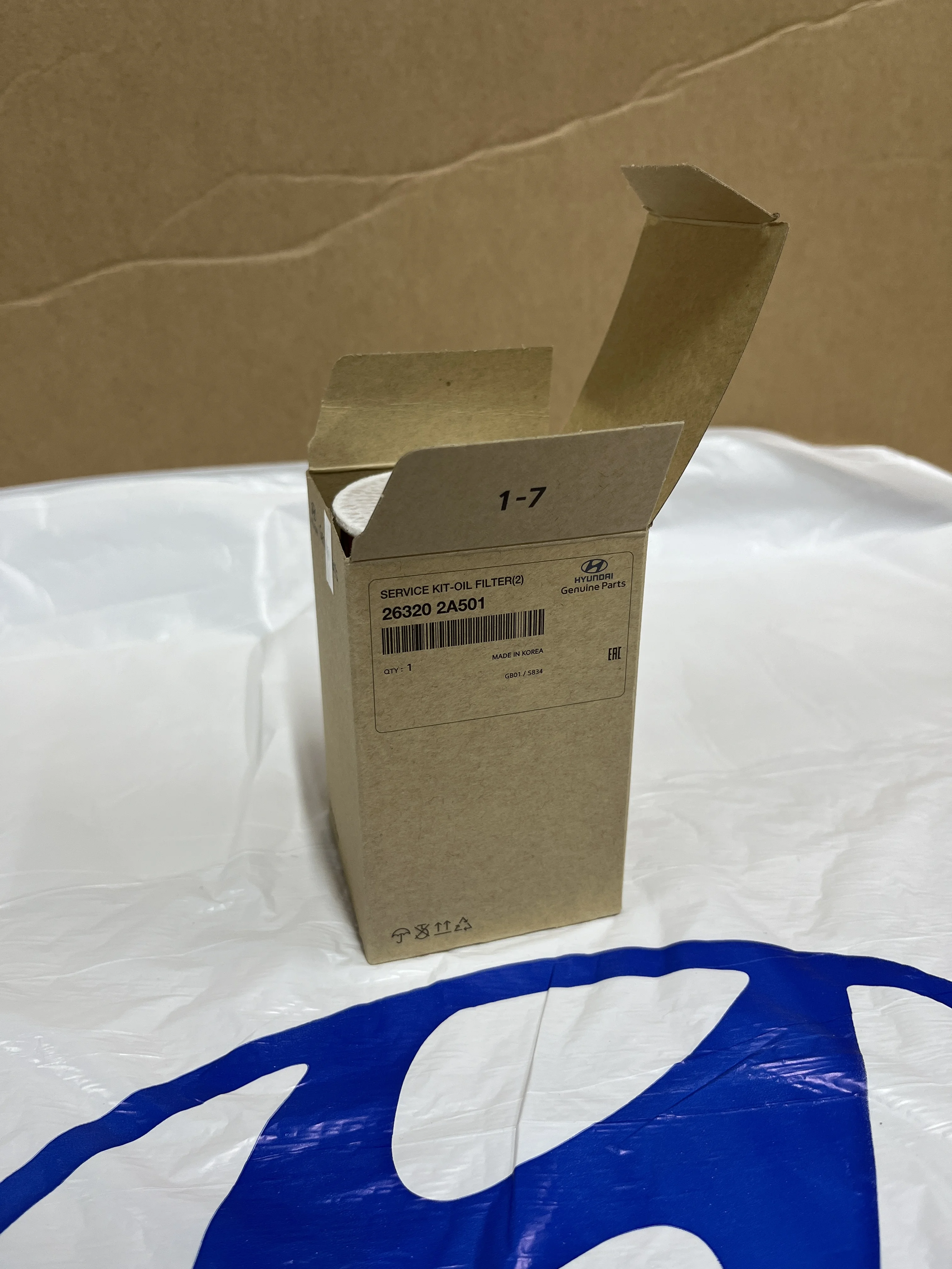 Hyundaii / Kiia - Service Kit Oil Filter 263202a501 - Buy Spare Parts ...