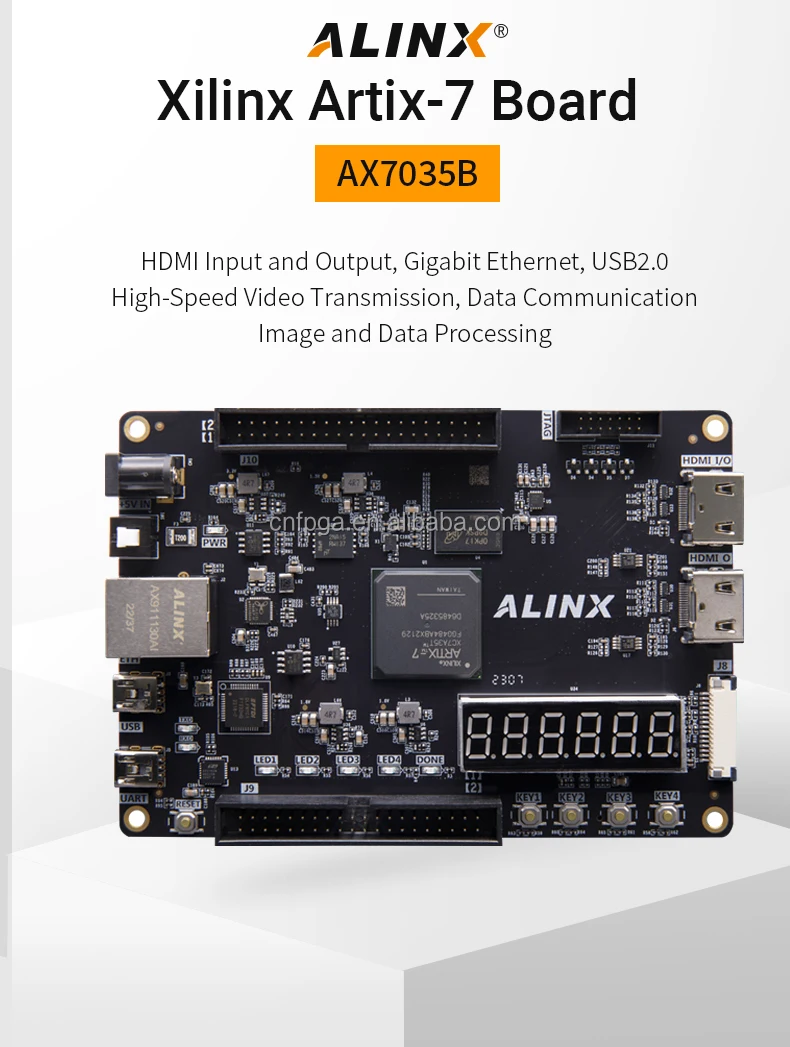Alinx Alinx Ax7035b Video Package Xilinx Artix-7 Xc7a35t Fpga Board A7 Soms Evaluation Kits Fpga ...