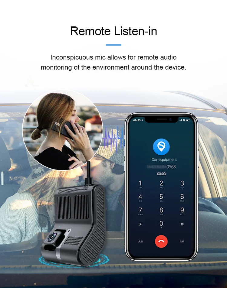 2024 New Arrival Support Live Monitoring 4g Car Video Recorder Dual ...