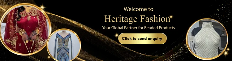 High on Demand Somali Dirac Dress with Exquisite Hand Beadwork and ...