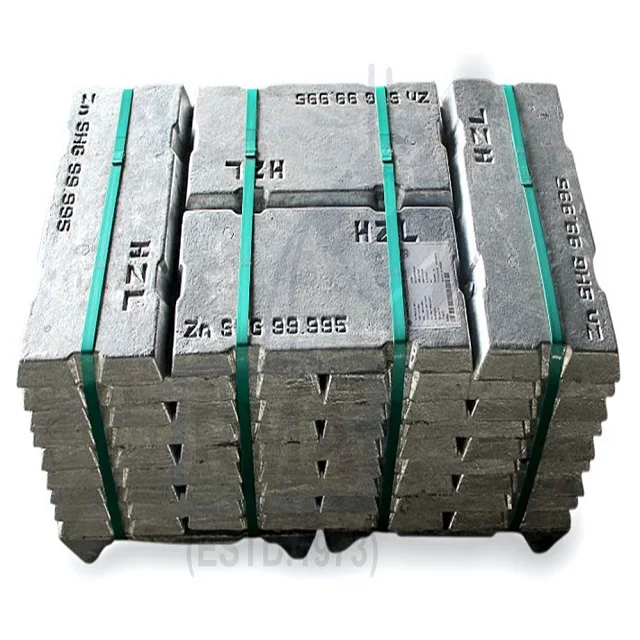 Zinc Metal Ingots High Quality Pure Zinc Ingot 99.995% Factory Price ...