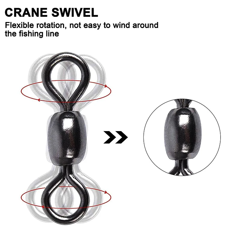 Offshore Trolling Fishing Swivel Crane Swivels Stainless Steel