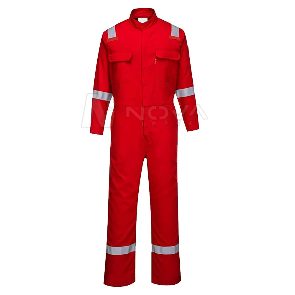 Full Body Safety Coverall Suit Breathable Working Overalls Working ...