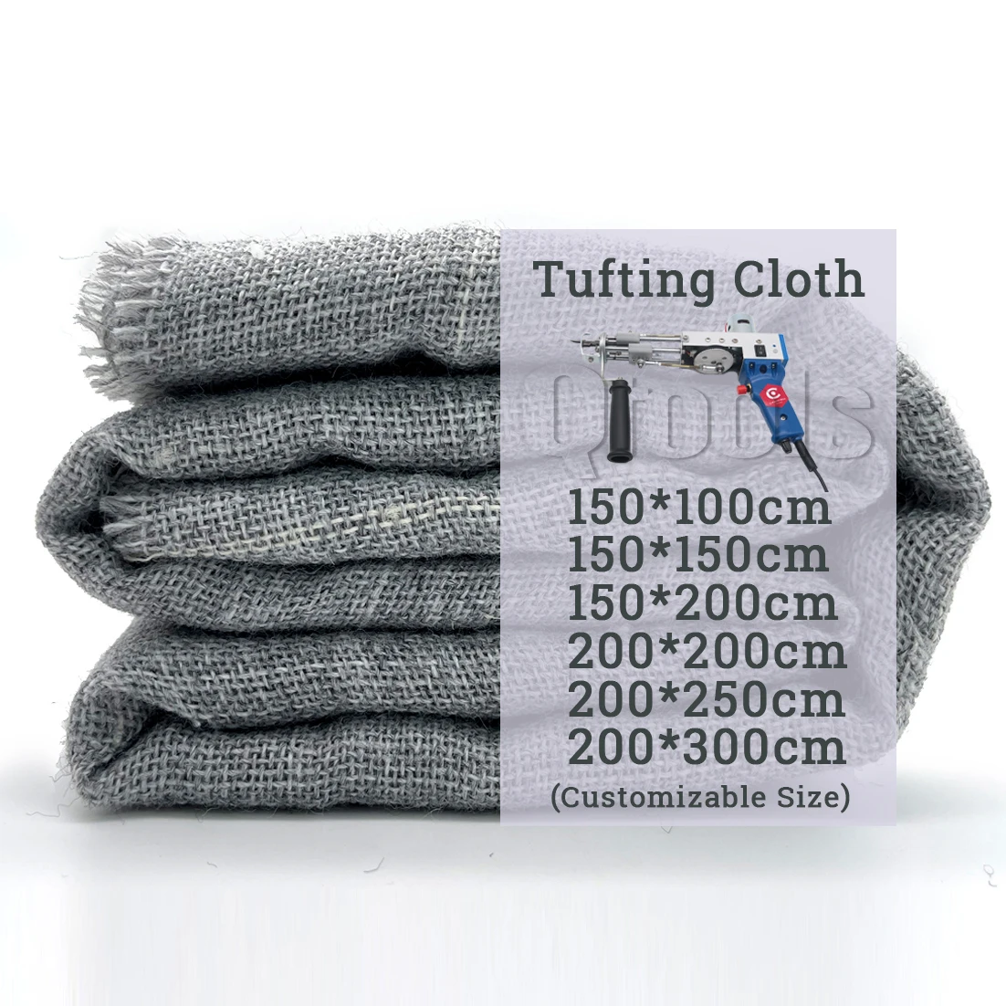 Hot Sale Factory Germany Standard Gray Tufting Fabric Monk Cloth Cotton ...
