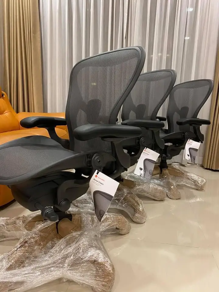 Hot Sales Aeron Chair by Herman Miller Embody Polished Aluminum Frame ...