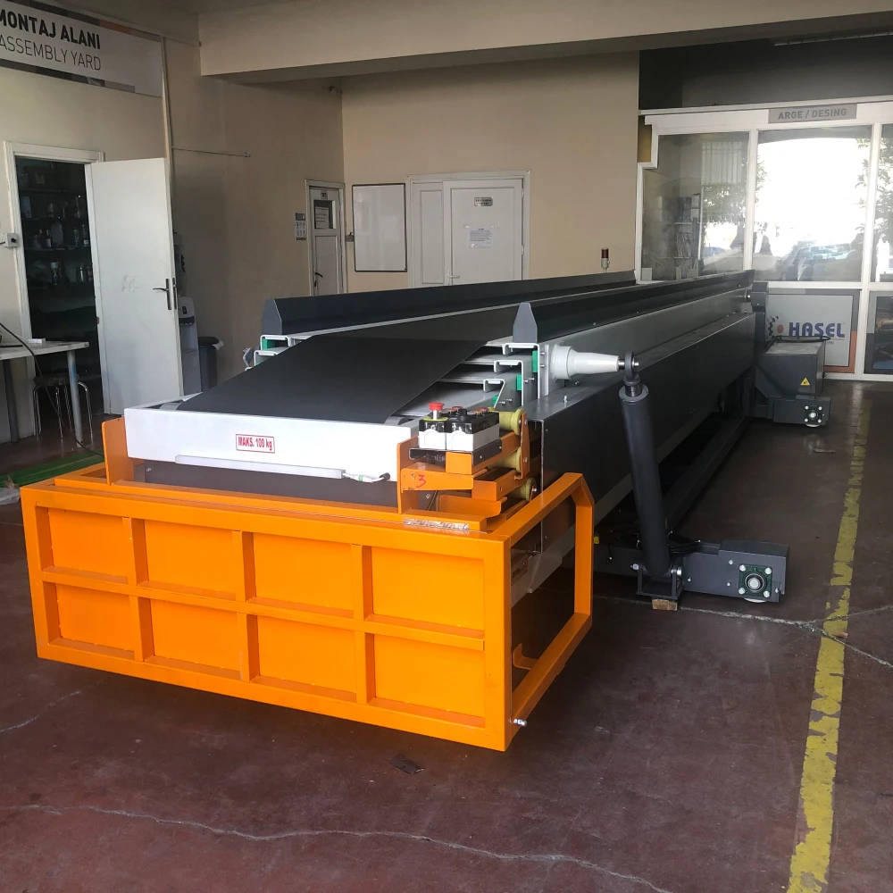 Telescobic Belt Conveyors Automated Extend Conveyor Internal Material Flow System Transportation ...