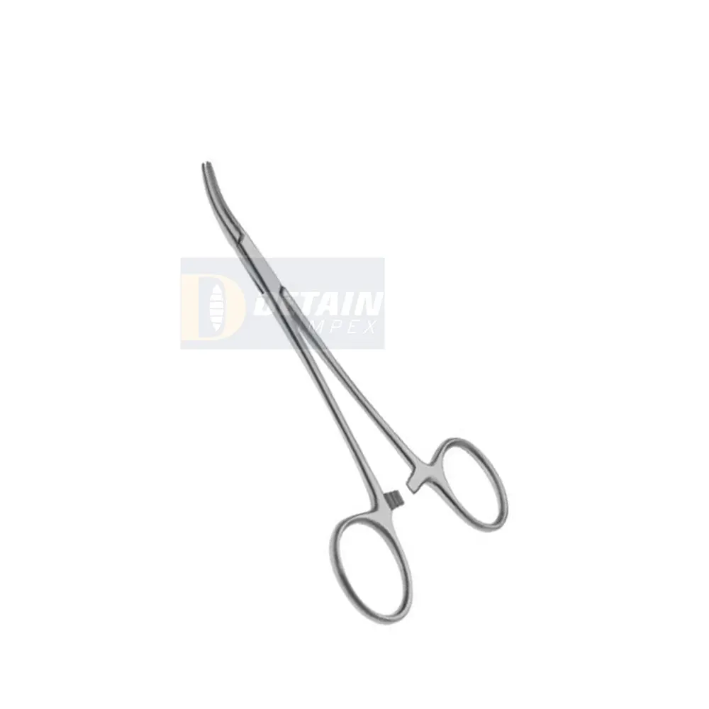 3.5 Straight Curved Hemostat Forceps Locking Clamps Gold Product ...