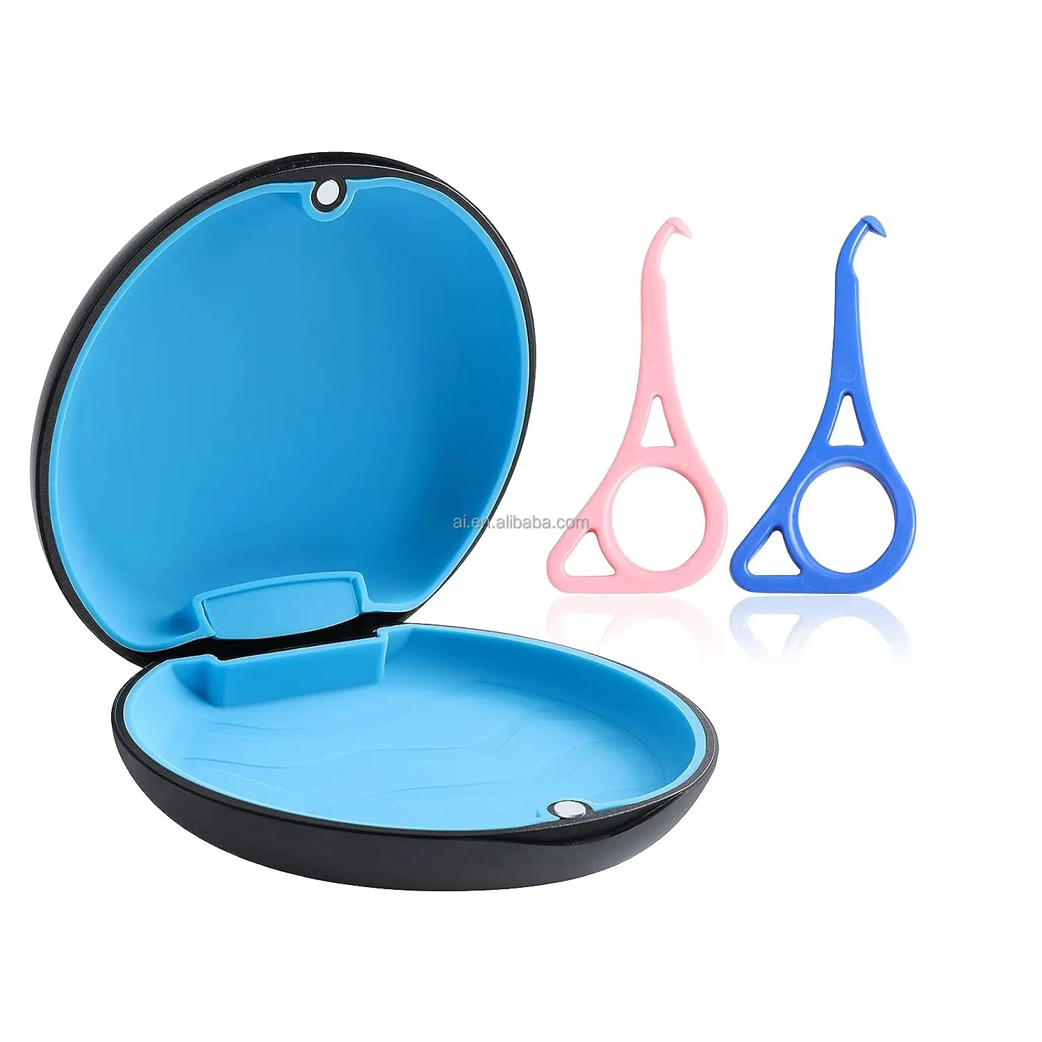 Plastic Orthodontic Customized Retainer Box Colorful Storage Box ...