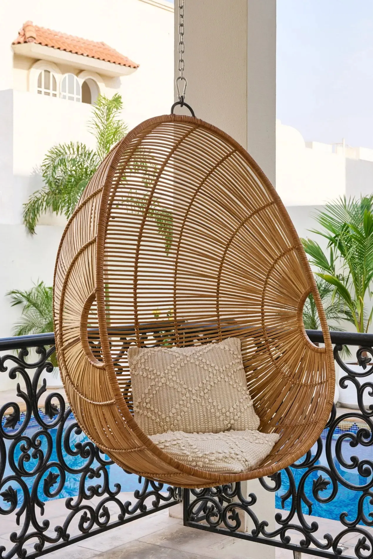 Hot Sale Hanging Rattan Egg Hanging Swing Chair, Rattan Outdoor ...
