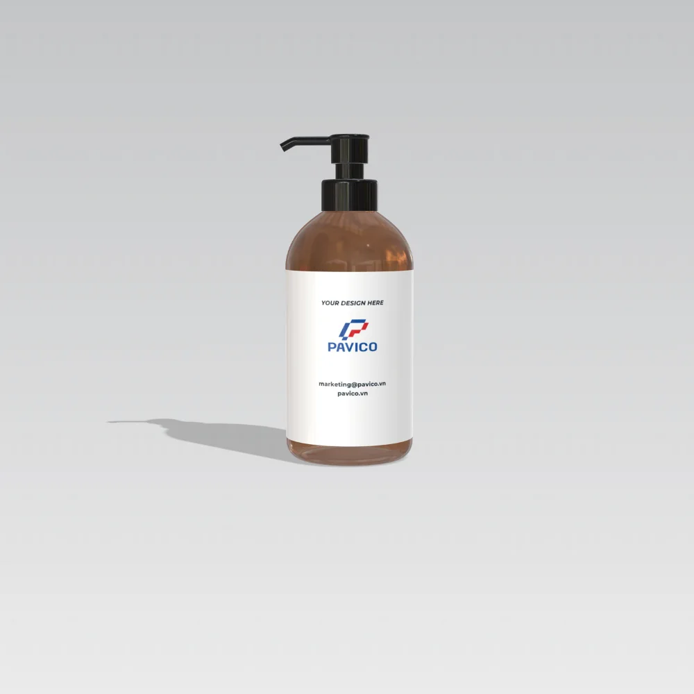 Labeling Logo Empty Pet Plastic Packaging 300ml-500ml For Cosmetic ...