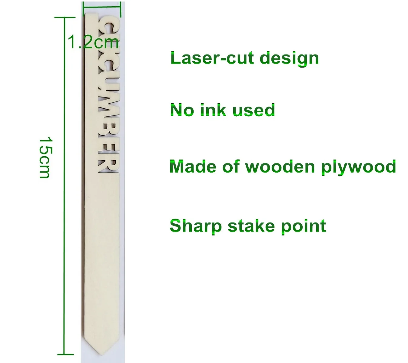 Eco Friendly Laser Cut Natural Wooden Plant Label| Alibaba.com