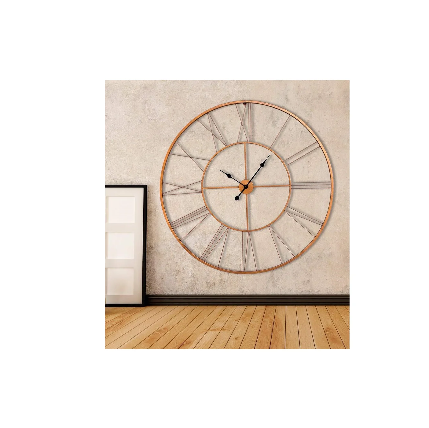 Premium Quality Metal Wall Clock In Iron With Powder For Indoors For ...