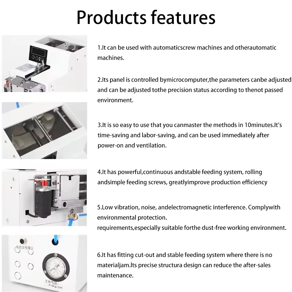 Portable Pneumatic Semi Auto Screw Fastening Screw Driver Machine Screw ...