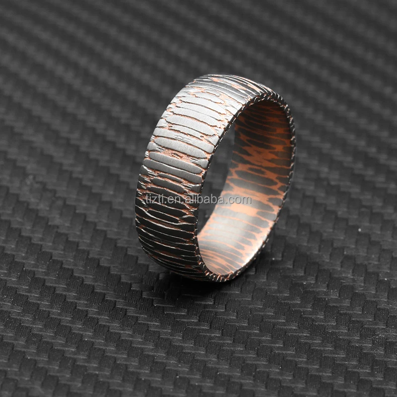 Tizti Men's Niobium Titanium Superconductor Ring Quality Luxury Etched ...