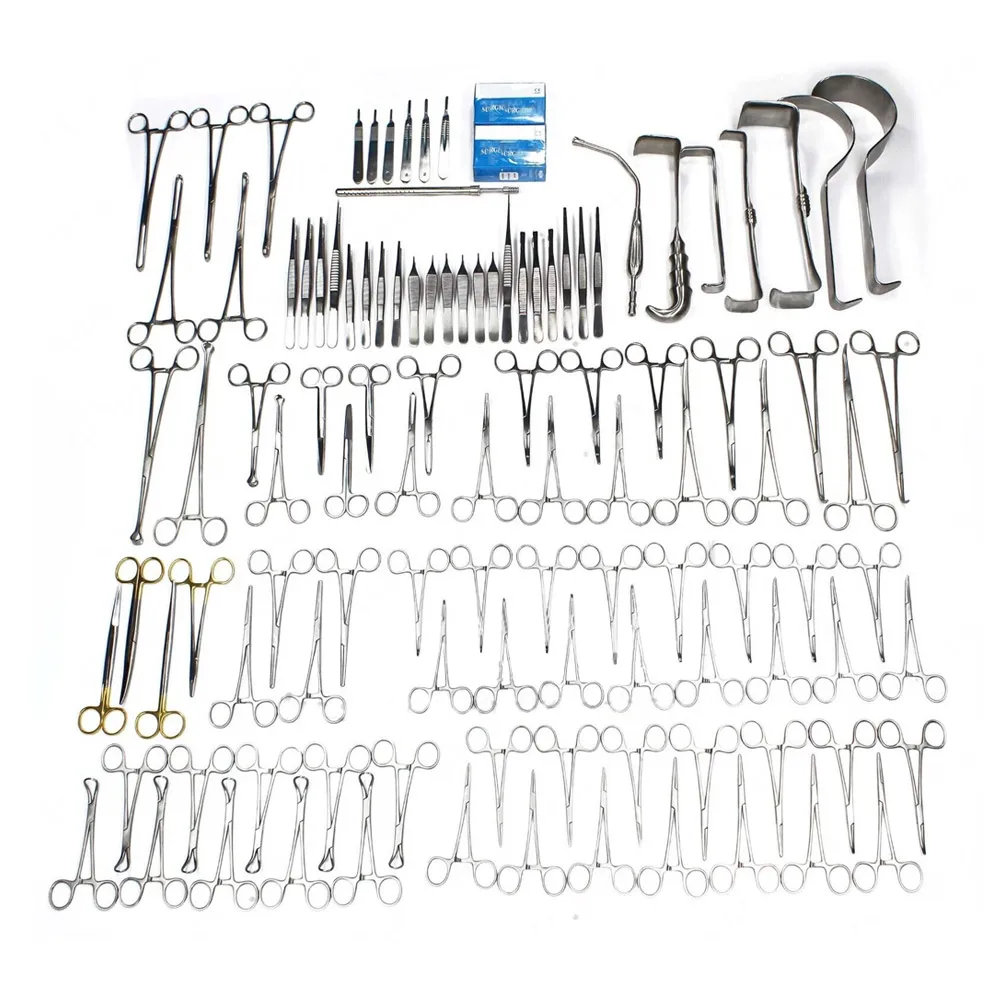 Medical Surgical Abdominal 108-Pcs Surgery Kit Basic Laparotomy ...